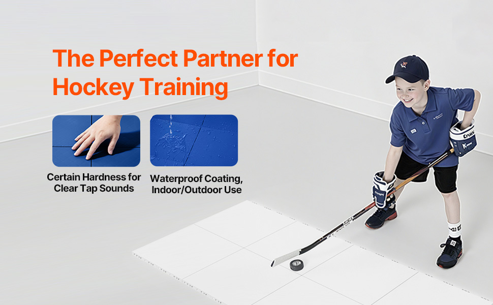 Gym Flooring Set 8 PCS Interlocking PP Puzzle Rubber Tiles Blue | VEVOR US