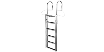 VEVOR Aluminum Dock Ladder 6-step, Boat Ladder 330lbs Weight Capacity ...