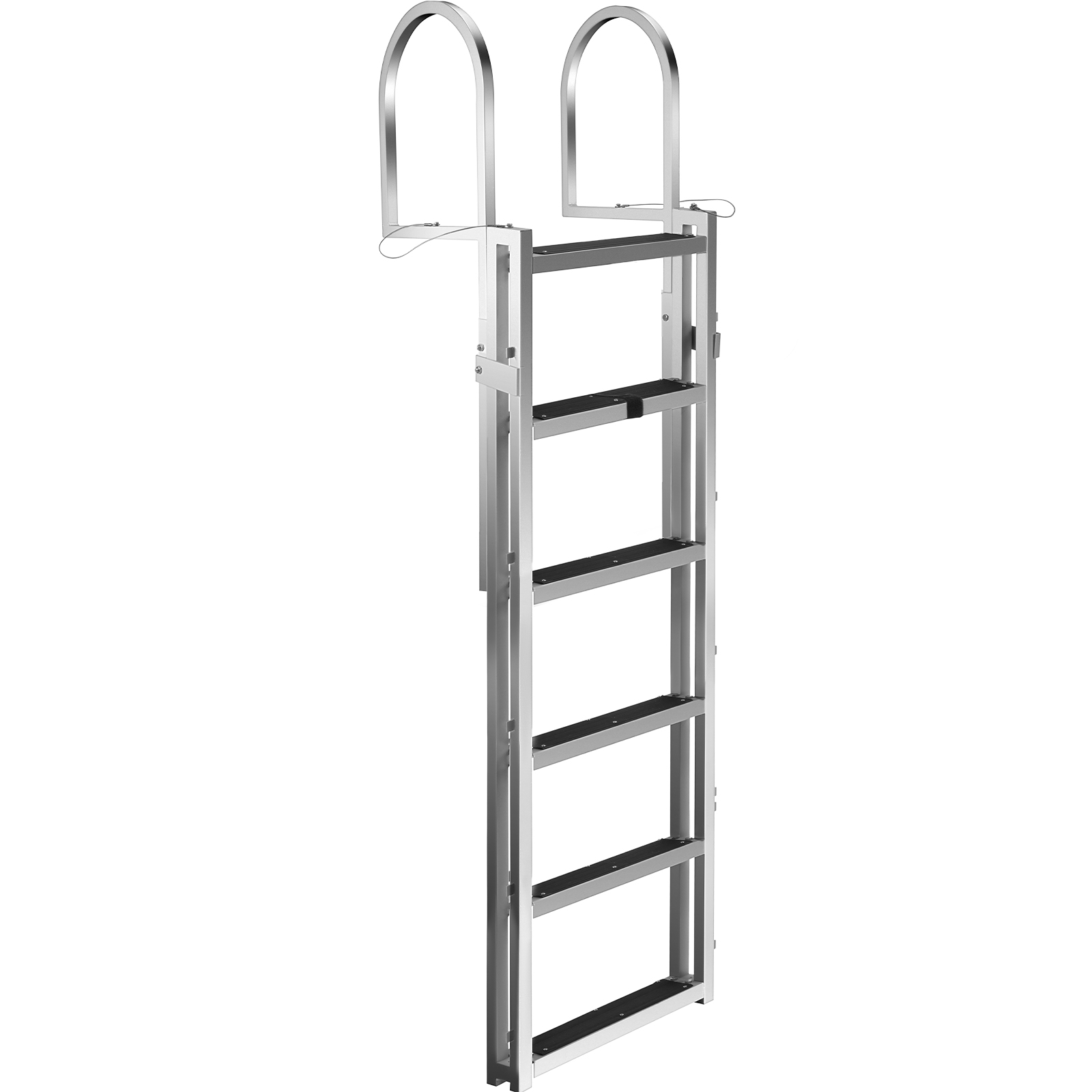 VEVOR Aluminum Dock Ladder 6-step, Boat Ladder 330lbs Weight Capacity ...