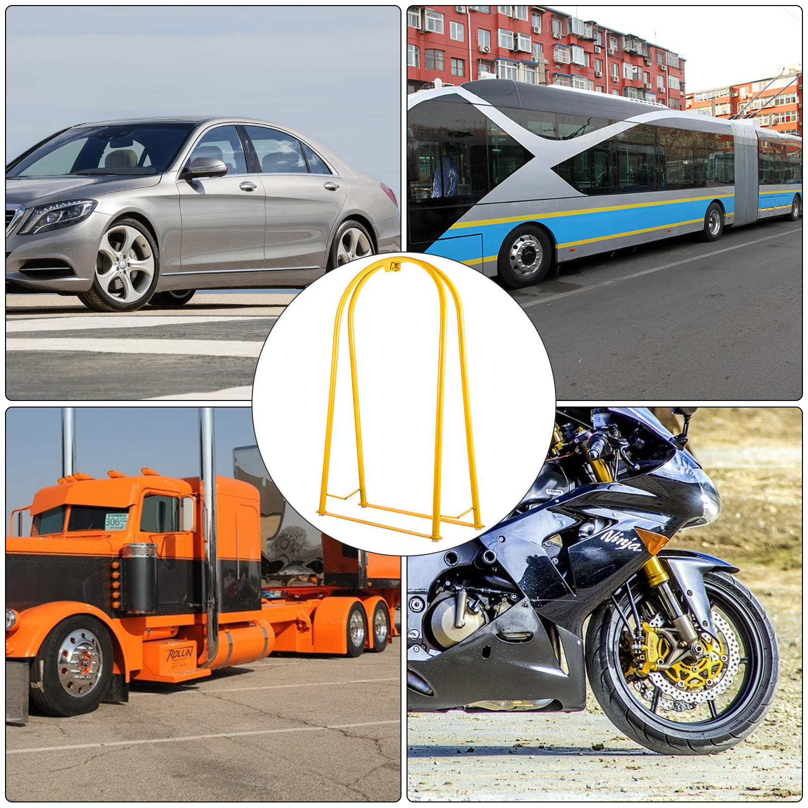 Tire Inflation Cage Tire Cage, 2-bar Car Tire Inflation Tool With A ...