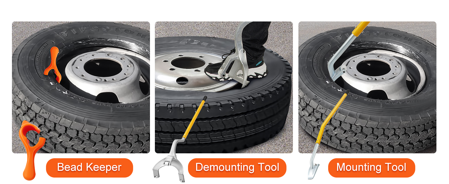 Tire Changer Tire Mount Demount Tool Yellow | VEVOR CA