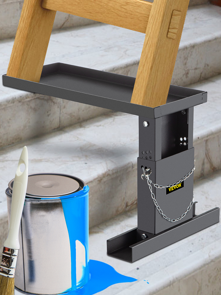 VEVOR 23.4x7.6-Inch Ladder Extender, Extension Ladder 12.25-19.7-Inch ...