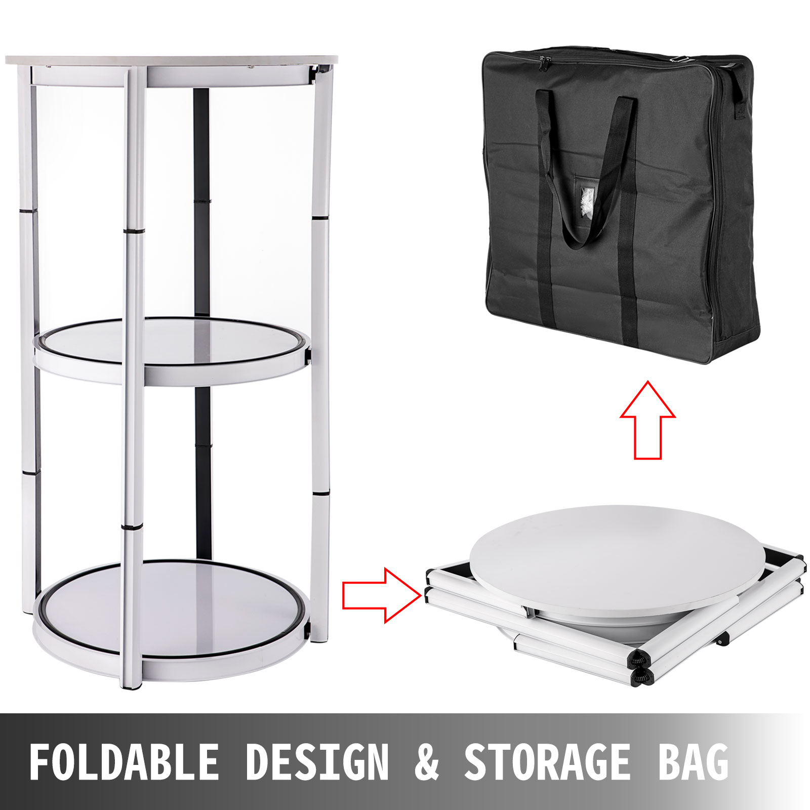 étagère D'exposition Présentoirs Vitrine D'exposition +sac De Rangement ...