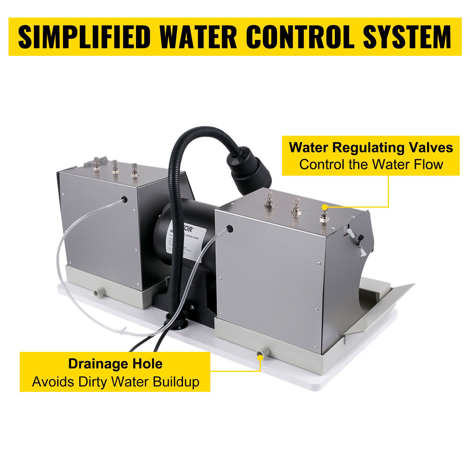 VEVOR 6" Cabbing Machine, 180W, 110V Lapidary Rock Grinder Polisher W ...