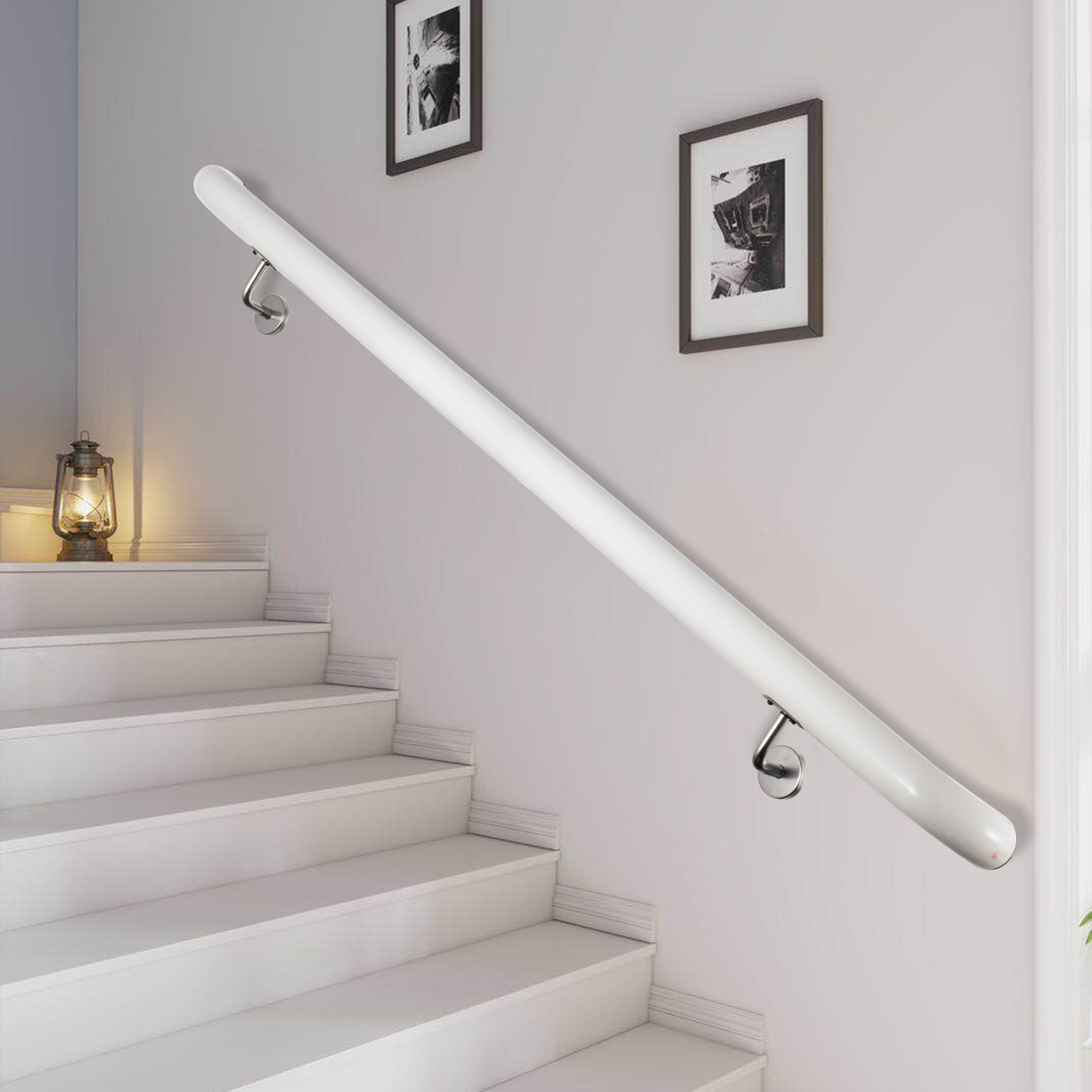 Stair Handrail Stair Rail Aluminum Indoor Handrail For Stairs 4ft ...