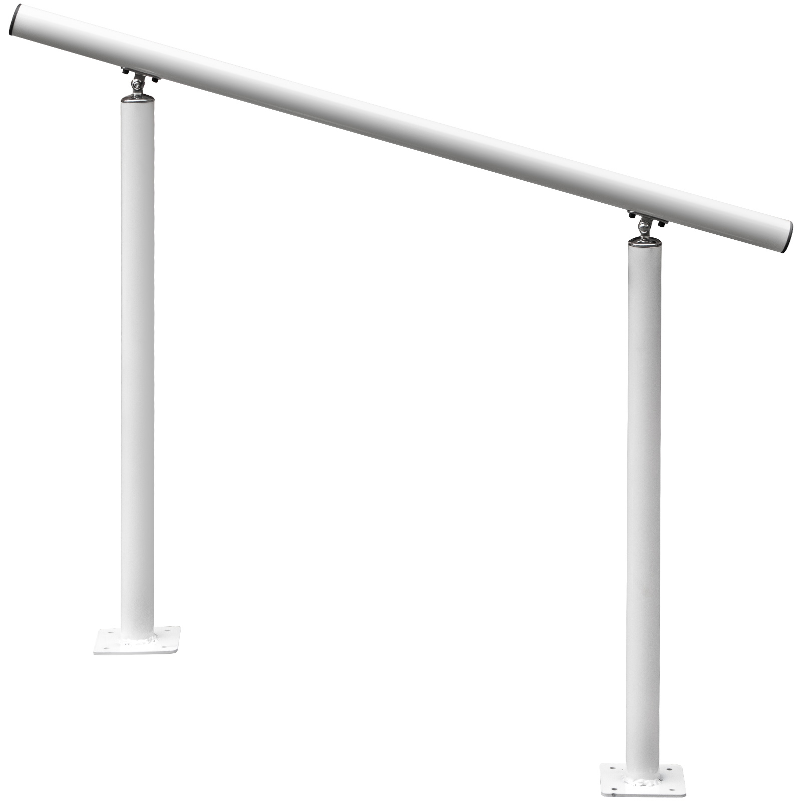 VEVOR Handrail Outdoor Stairs 4ft White Variable Handrail Mobility ...