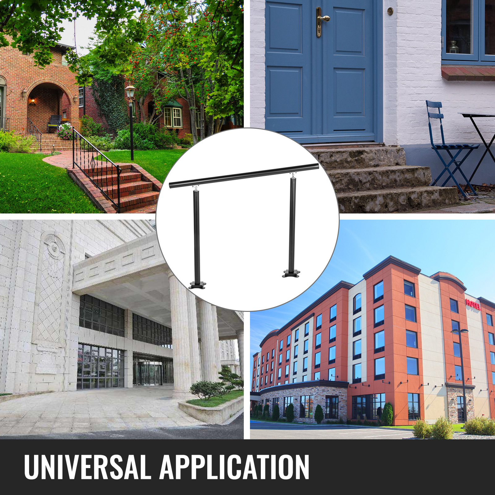 VEVOR Variable Angle Handrail Mobility Outdoor Kit 121.9 Cm Garden ...