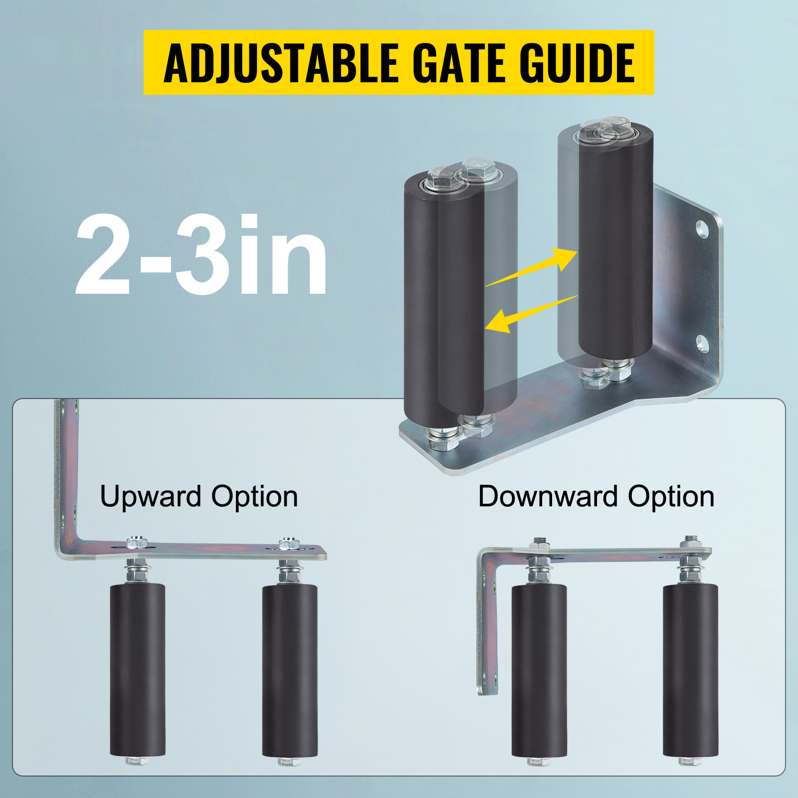 Hardware Iplusmile Slide Gate Guide Post Rollers L Rear Adjustable Hardware Iplusmile Slide Gate Guide Post Rollers L Rear Adjustable