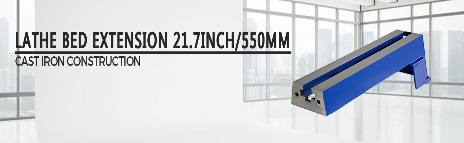 VEVOR Wood Lathe Bed Extension 21.7"/550mm x 4.3"/11mm Lathe Extension ...