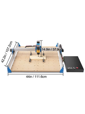 VEVOR CNC Router Kit, Evolution 4 Engraving Machine, Pre-assembly ...