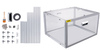 VEVOR Acrylic CNC Enclosure, Desktop Clear Cover, Enhanced Protection ...