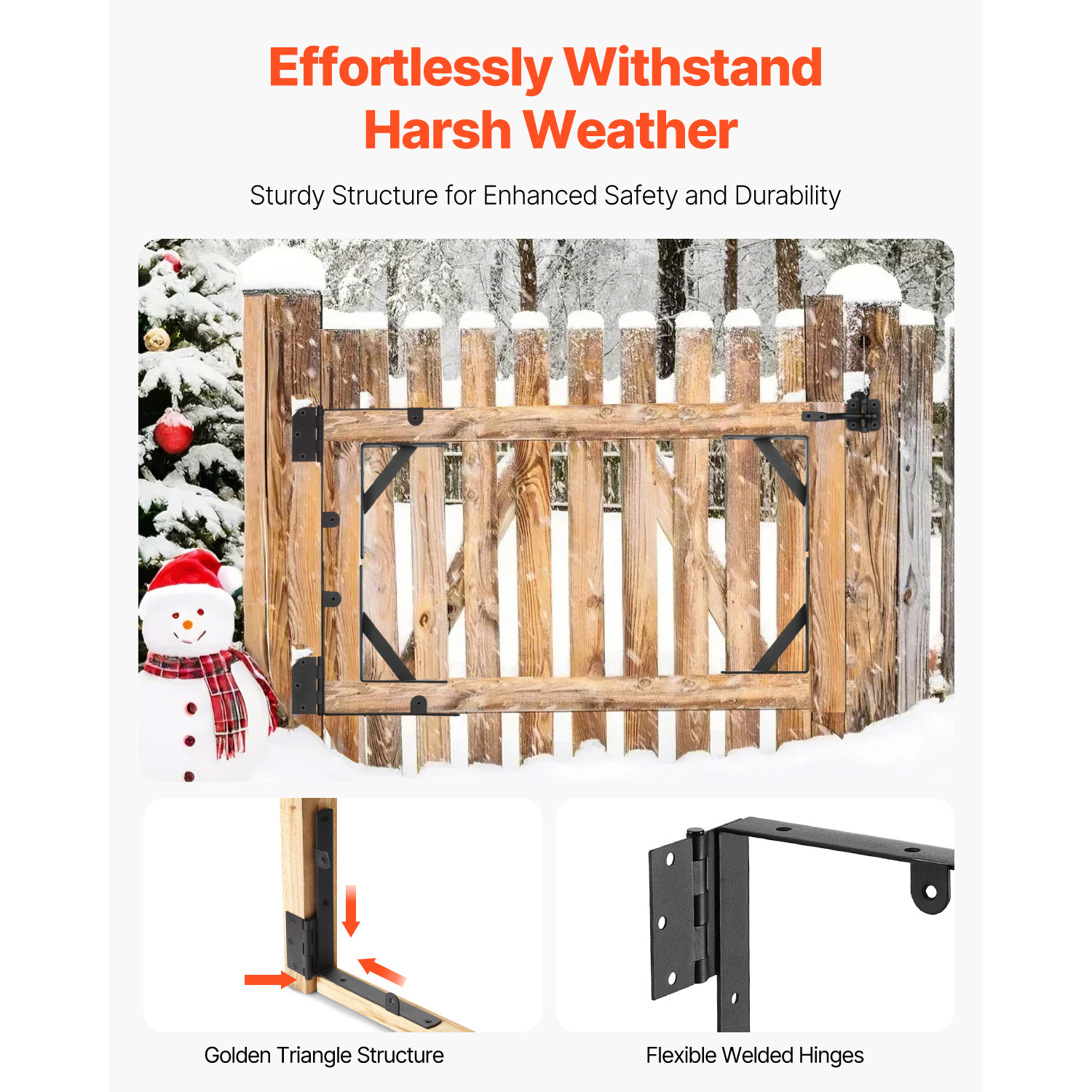 Mophorn Gate Corner Brace Bracket, Anti-Sag Frame Hardware Kit with ...