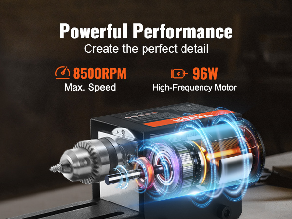 Bead Making And Stone Polishing Tool MTND 6-in-1 Mini Lathe Machine ...