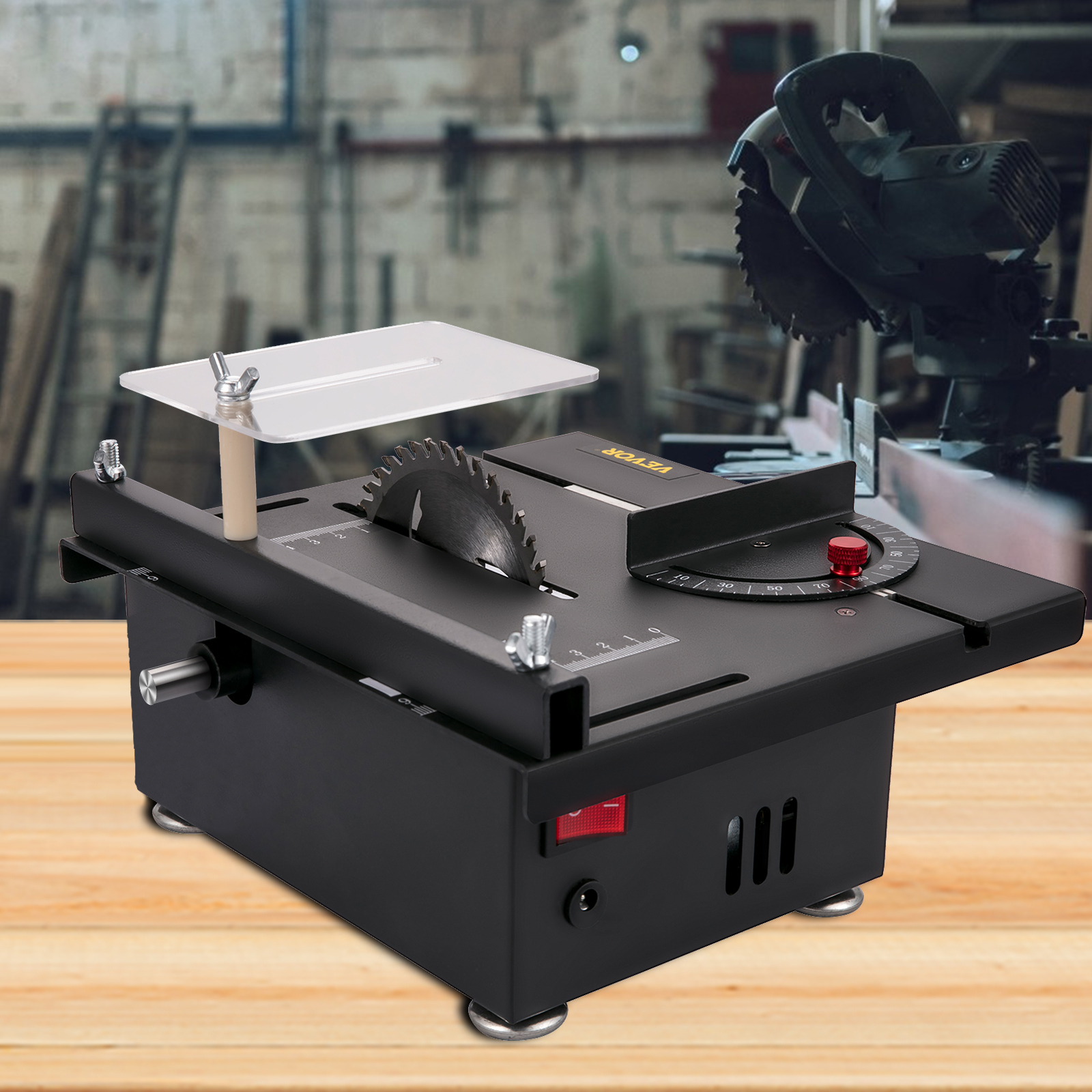VEVOR MINI SCIE à Table Scie Circulaire Portable Table Travail pour ...