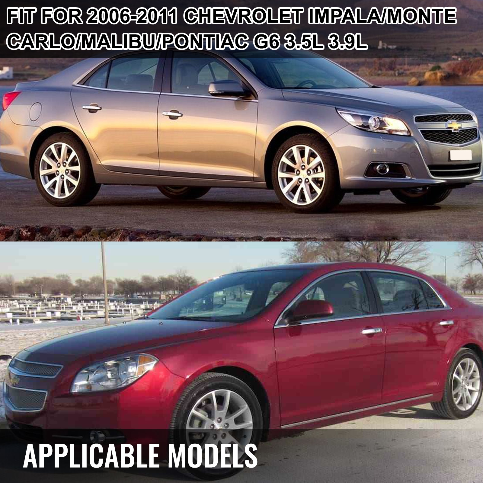 A/C Compressor Fit For 2006-2011 Chevrolet Impala / Monte Carlo ...