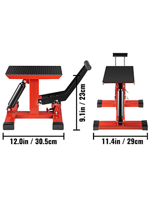 VEVOR Motorcycle Dirt Bike Lift Stand, 400 Lbs Heavy Duty Motorcycle ...