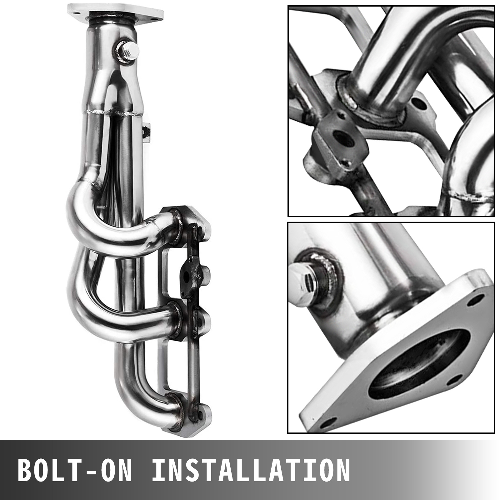 Manzo Stainless Steel Exhaust Header Fits Mazda RX-8 RX8 04 05 06 07 08 ...