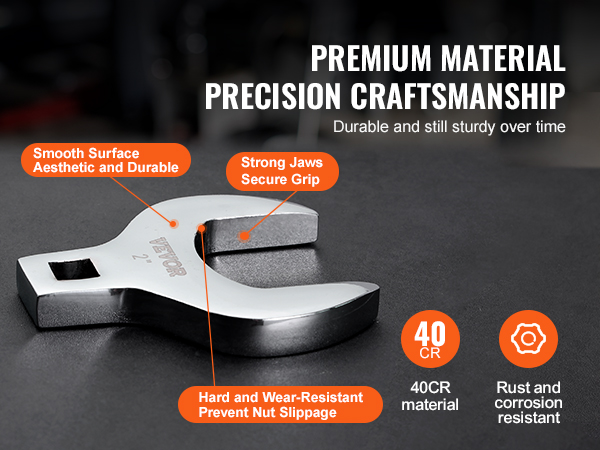 VEVOR Crowfoot Wrench Set, 1/2" Drive 14-Piece Crows Foot Wrench Set ...