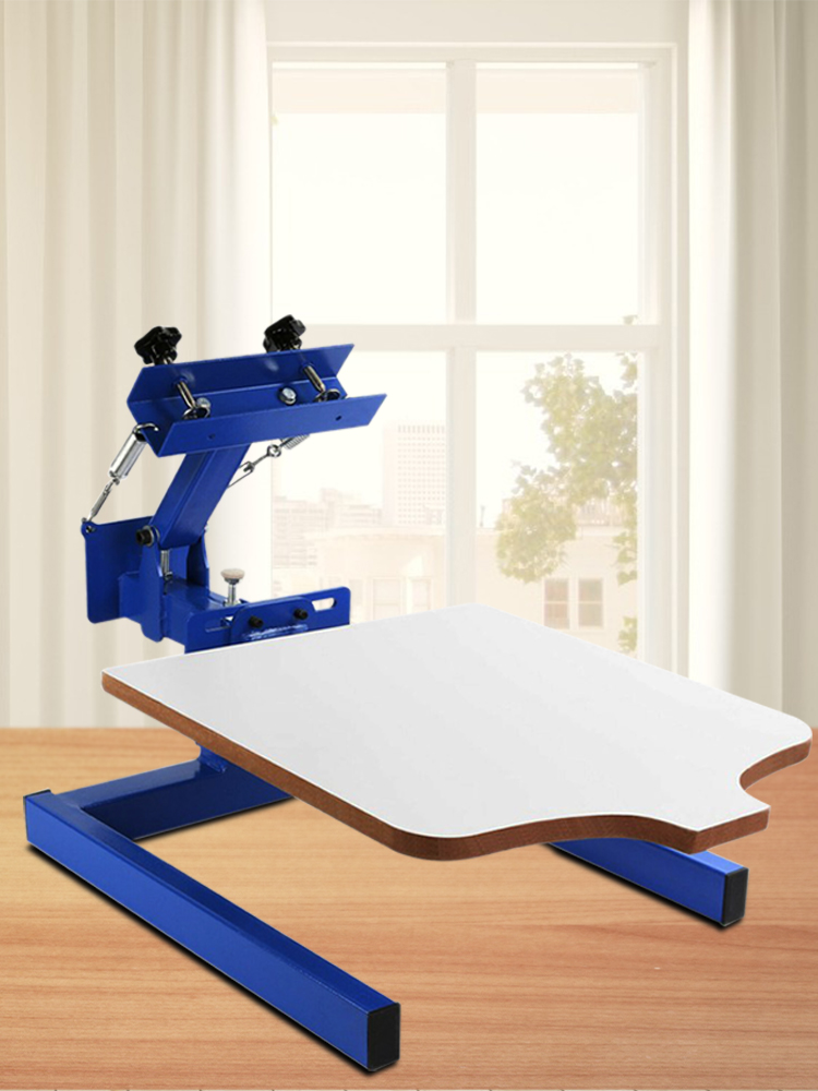 Single 1 Color 1 Station T-shirt Silk Screen Printing Machine ...