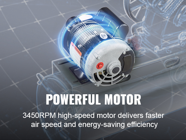 2HP SPL Air Compressor Motor 115/230V 20/10A 3450RPM 56 Frame CW/CCW ...