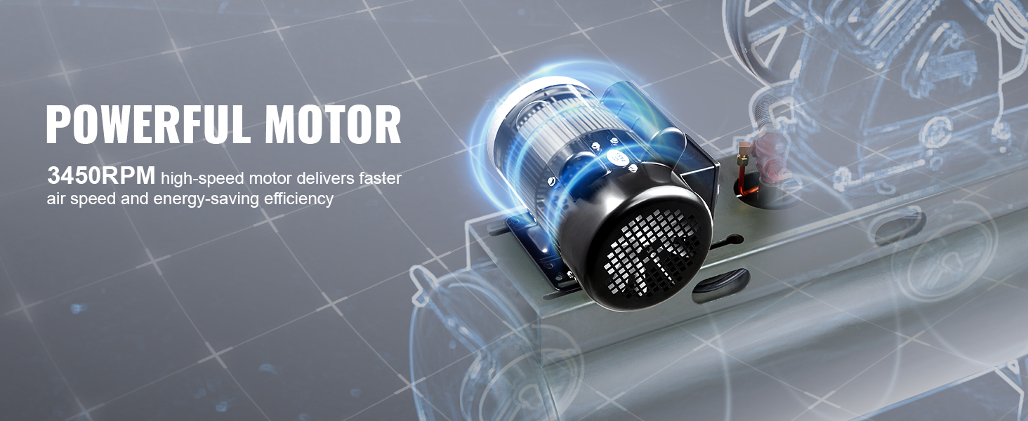5HP Air Compressor Electric Motor 230V 25A 3450RPM 56Hz Frame CW/CCW ...
