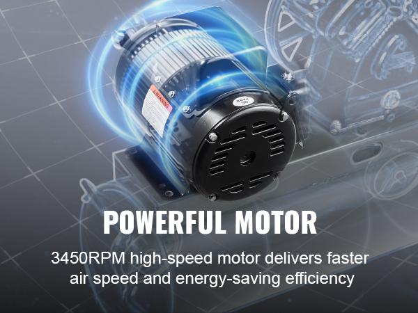 7.5HP Air Compressor Electric Motor 230V 31.6A 3450RPM 184T Frame CW ...