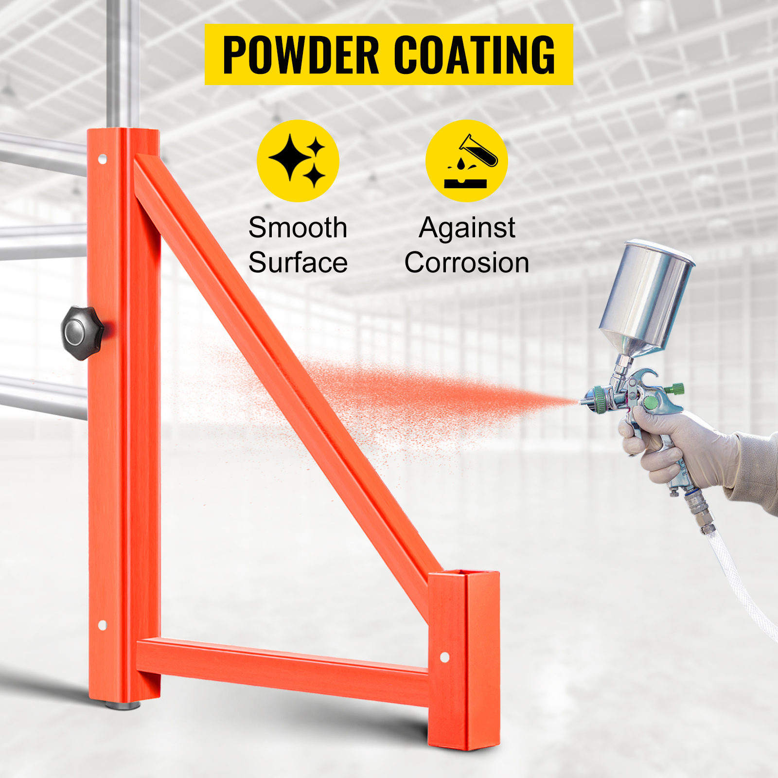 VEVOR Scaffold Outrigger, 18" x 18" x 24" Scaffolding Outriggers, 4 ...