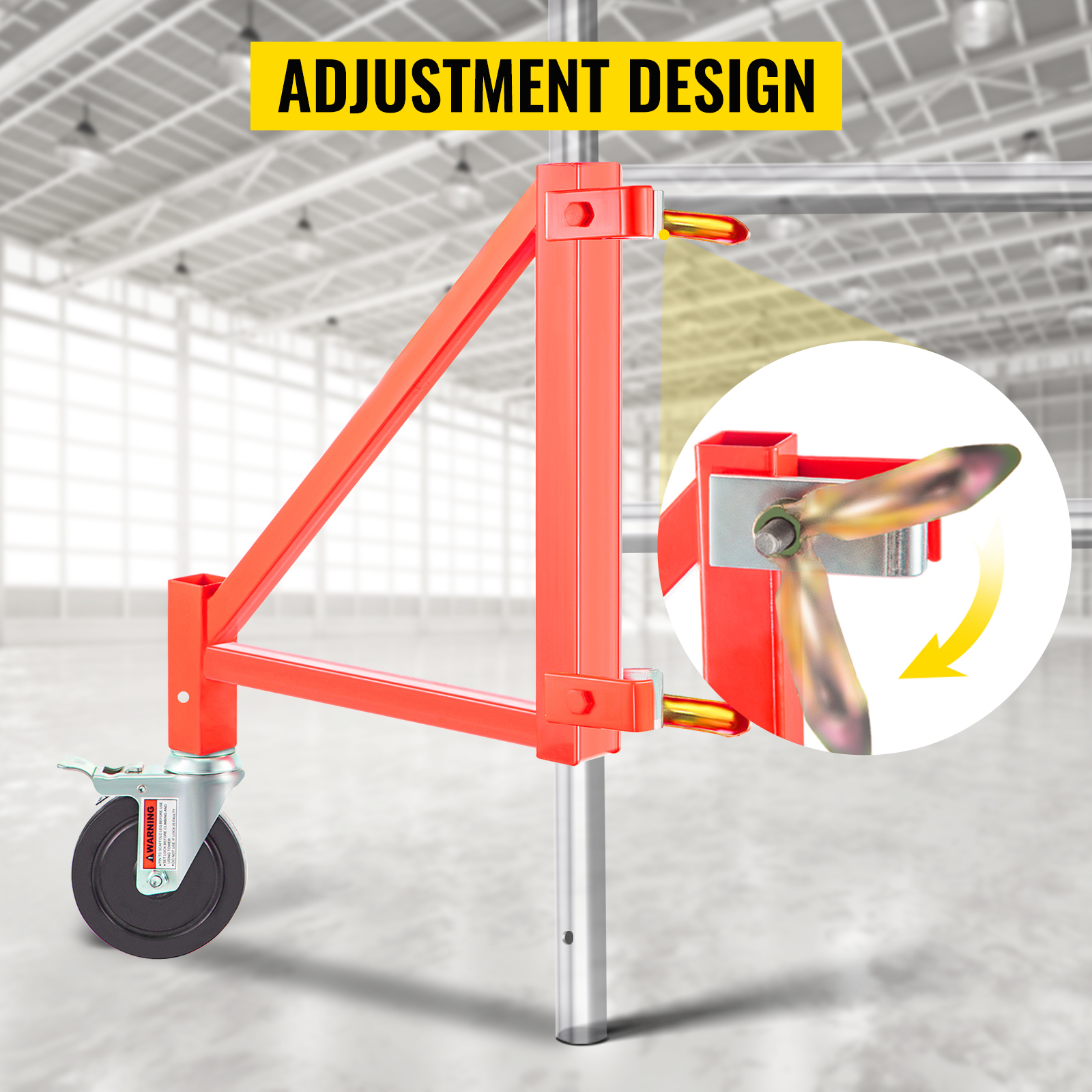 VEVOR Scaffold Outrigger Outrigger Set 18" x 18" 4 Pcs w/ Locking Pin ...