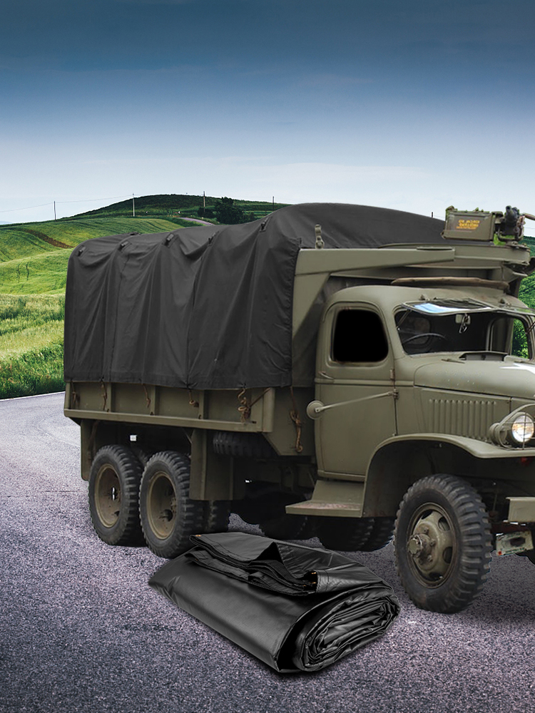 Vevor Flatbed Tarps Flatbed Truck Tarp 18oz 16'x24' Black With D Rings ...