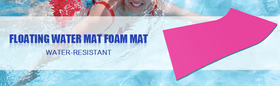 18×6Ft Water Pad Party Float with High Flotation Floating Foam Pad for ...