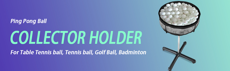 Multi-Ball Storage Ping Pong Ball Collector Table Tennis Ball Holder ...