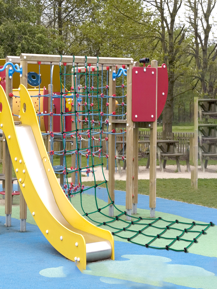 VEVOR Climbing Cargo Net, 30" x 150" Climbing Net, Polyester Playground ...