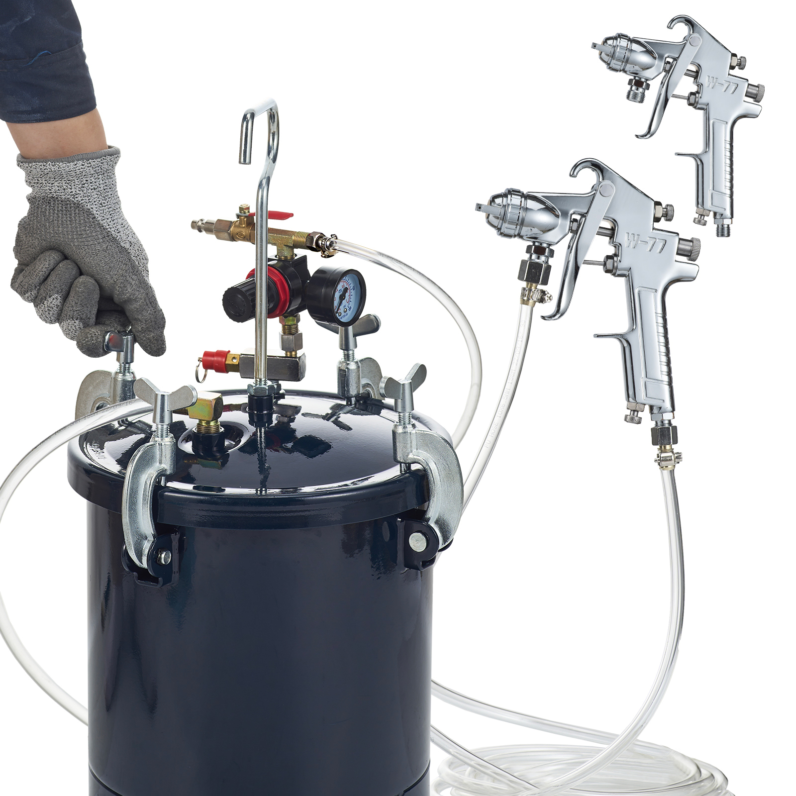 Spray Paint Pressure Pot Tank 10/2/30 L Resin Pressure Feed Paint Tank ...