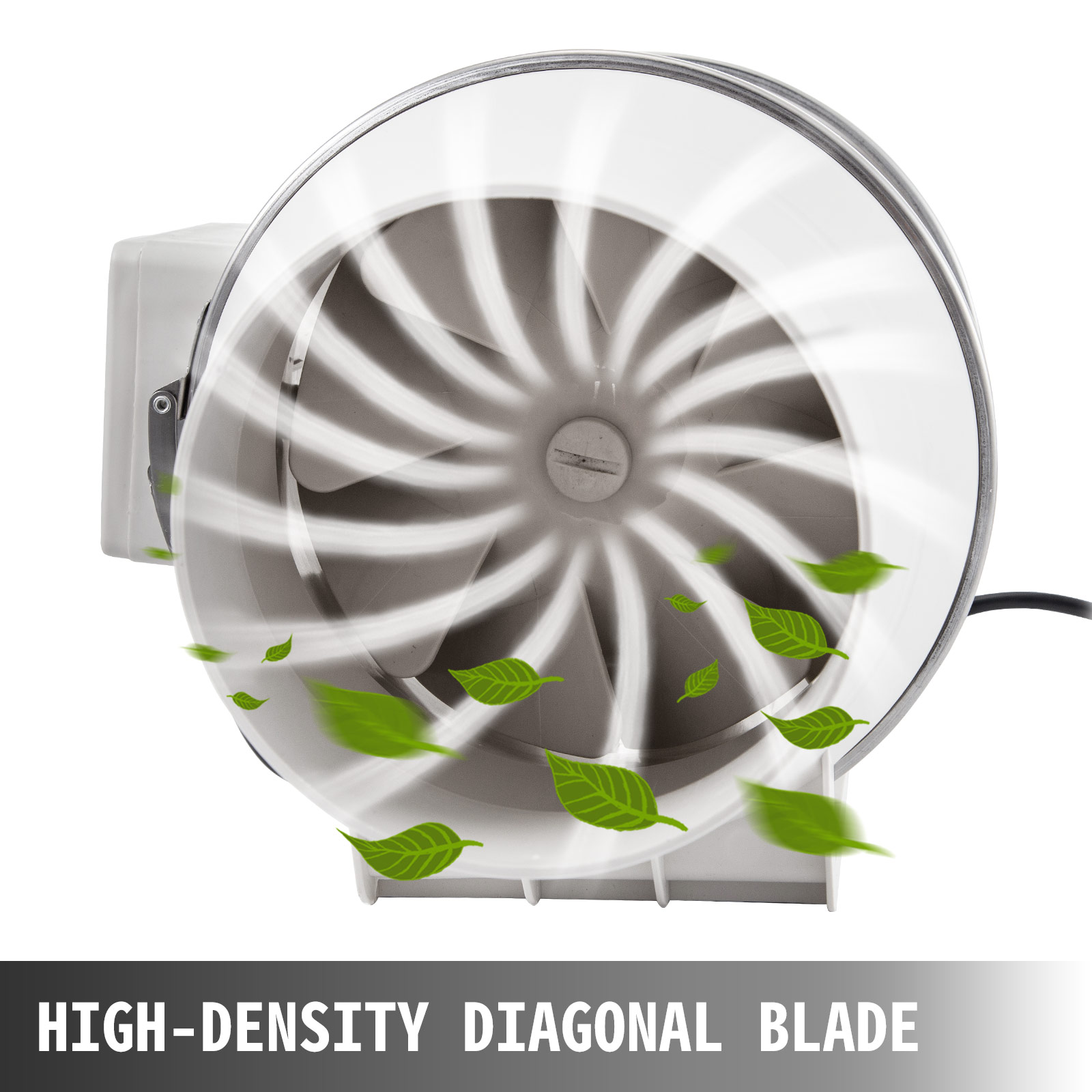 6in Inline Duct Fan Hydroponic Ventilation Blower Mixed Flow Booster ...