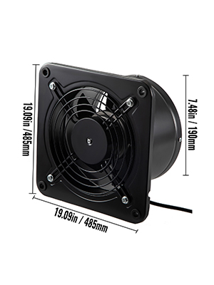 VEVOR Industrial Exhaust Fan,16'' Ventilation Extractor,125W Commercial ...