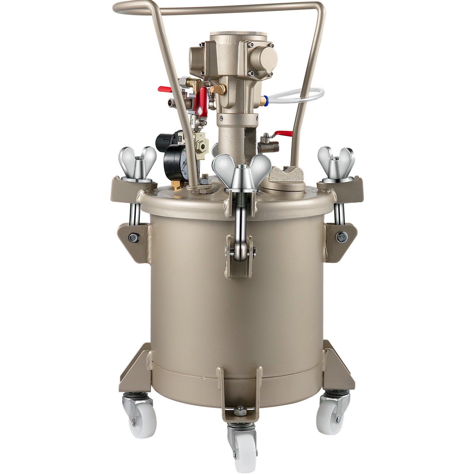 VEVOR VEVOR 2.6 Gal/ 10L Spray PaintPressure Pot Tank Automatic Air ...