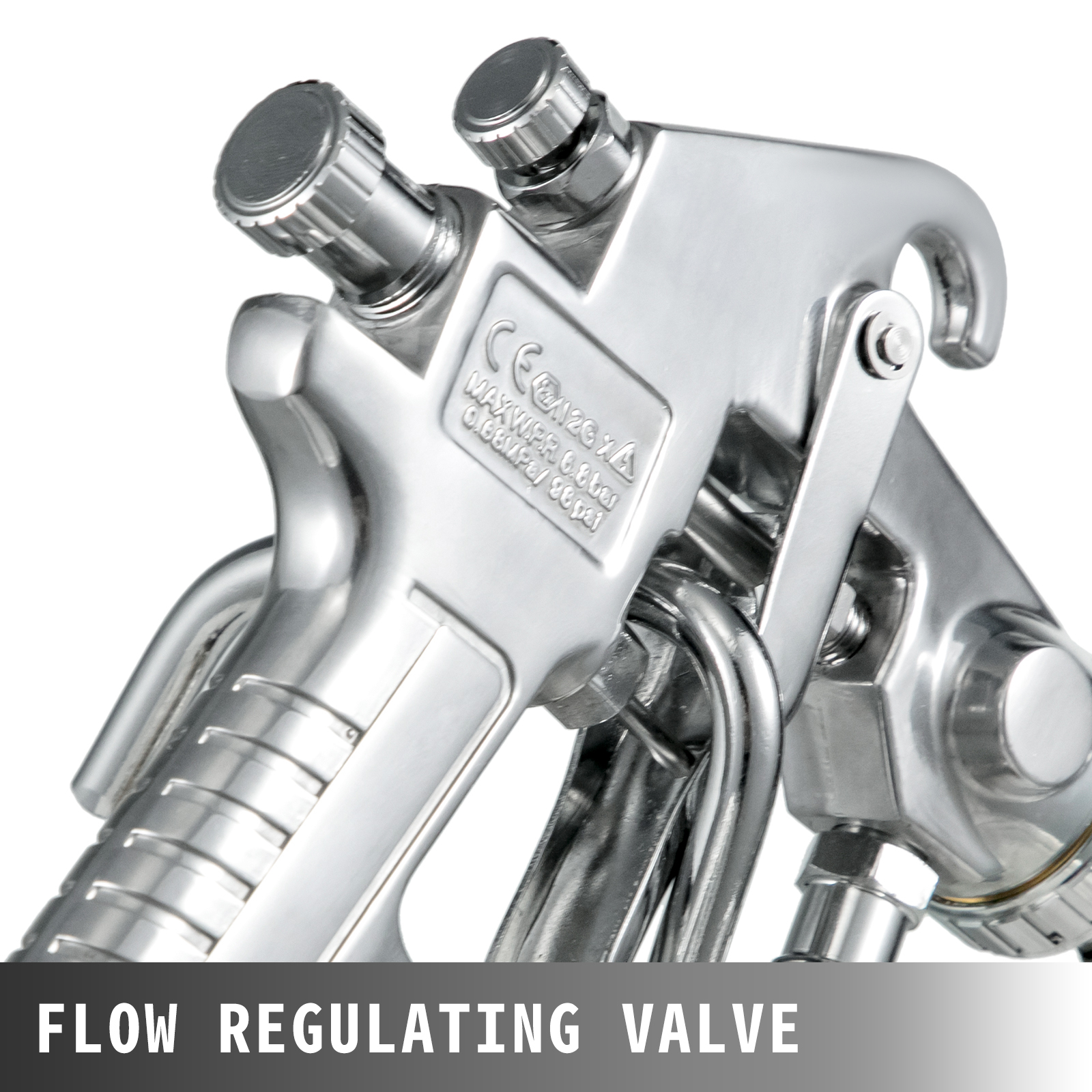 2L Pressure Pot Paint Spray Gun Tank 3mm House Paint Air Powered Wood ...