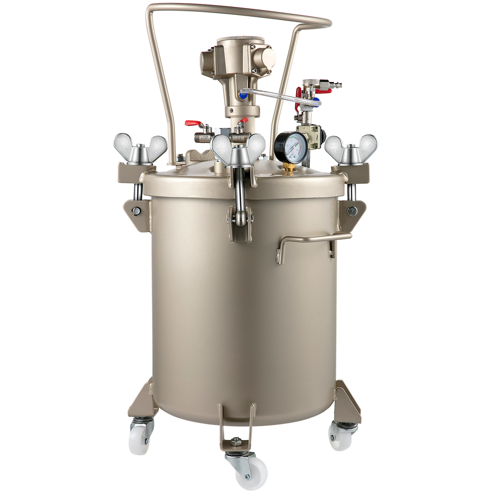 Vevor 10.5g Spray Paint Pressure Pot Tank Automatic 60psi Air Paint ...