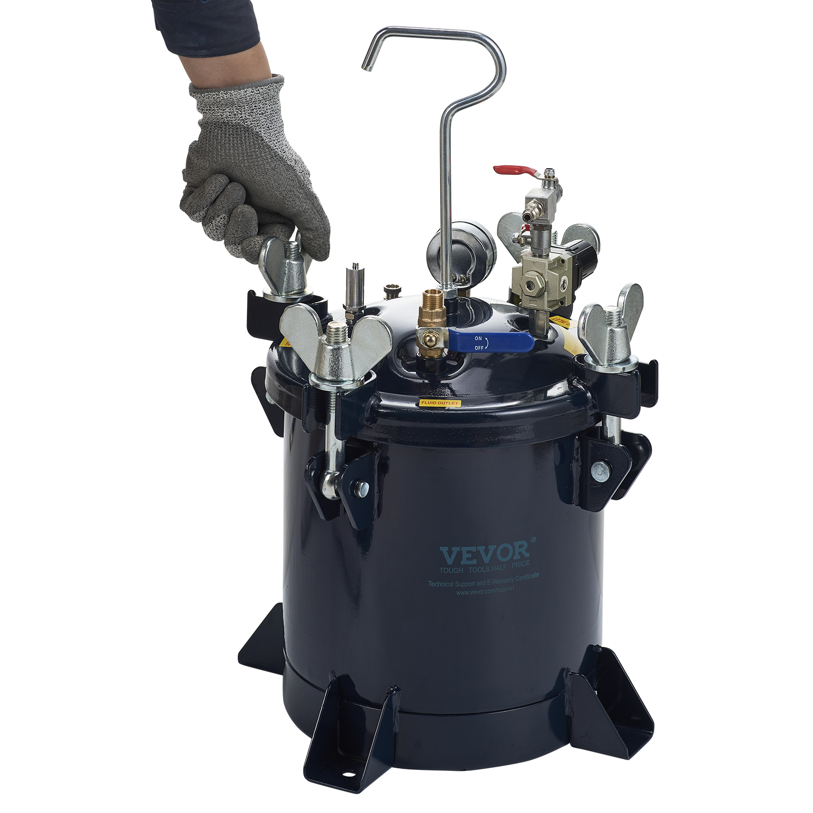 Spray Paint Pressure Pot Tank 10/2/30 L Resin Pressure Feed Paint Tank ...