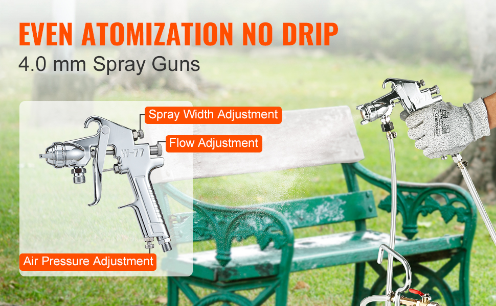 VEVOR Spray Paint Pressure Pot Tank 15L/3.75gal Spray Gun Hoses ...