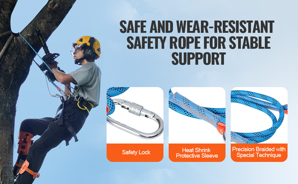 Tree Climbing Spurs MIZHAO Tree Climbing Spikes Kit - Tree Climbing ...