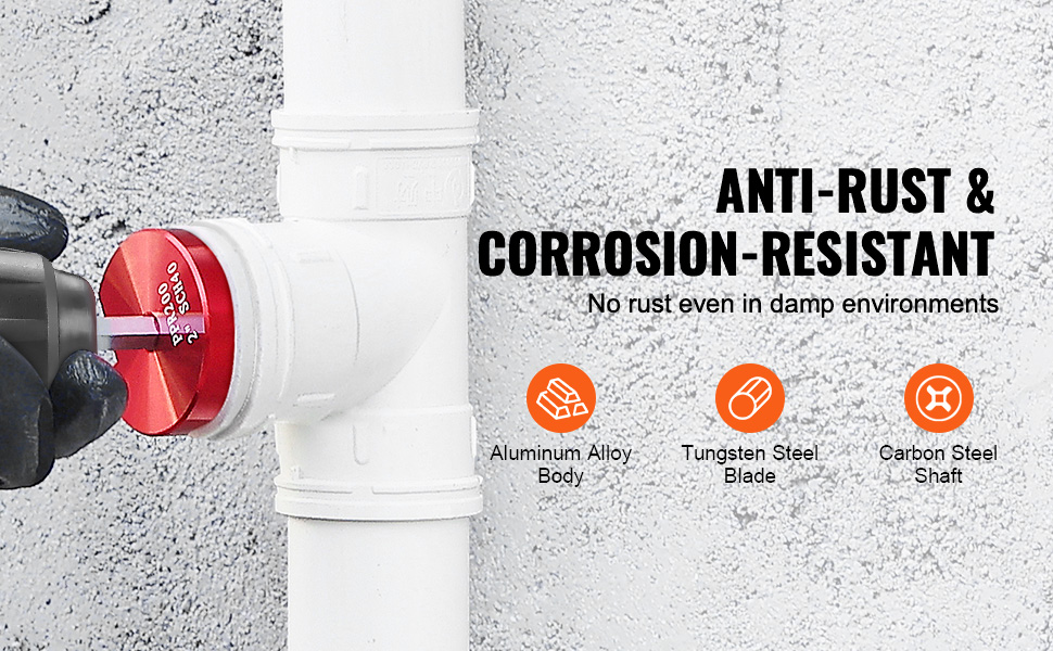 2 In PVC Pipe Reamer Tool Pipe Fitting Saver of Aluminum Alloy for SCH ...