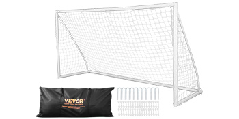 VEVOR Portable Soccer Goal, 12x6 ft Soccer Net, Adults Kids Backyard ...