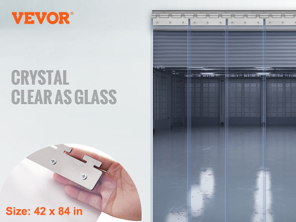 Strip Curtain AYLYHD Plastic Strips Door Curtain, Vinyl Strip Door ...