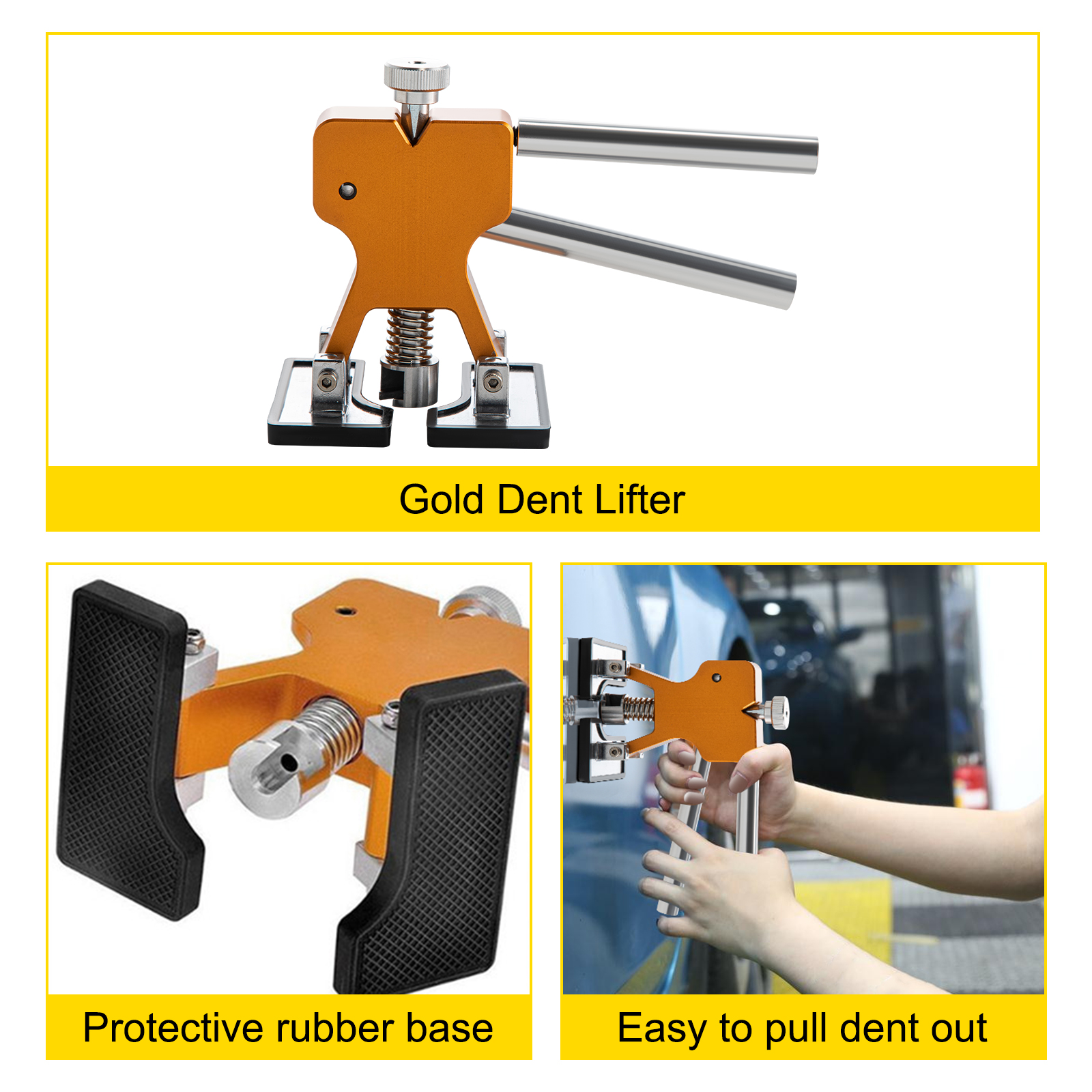 VEVOR Paintless Dent Repair Tools Hail Damage Remover 53 Pcs Body Dent ...
