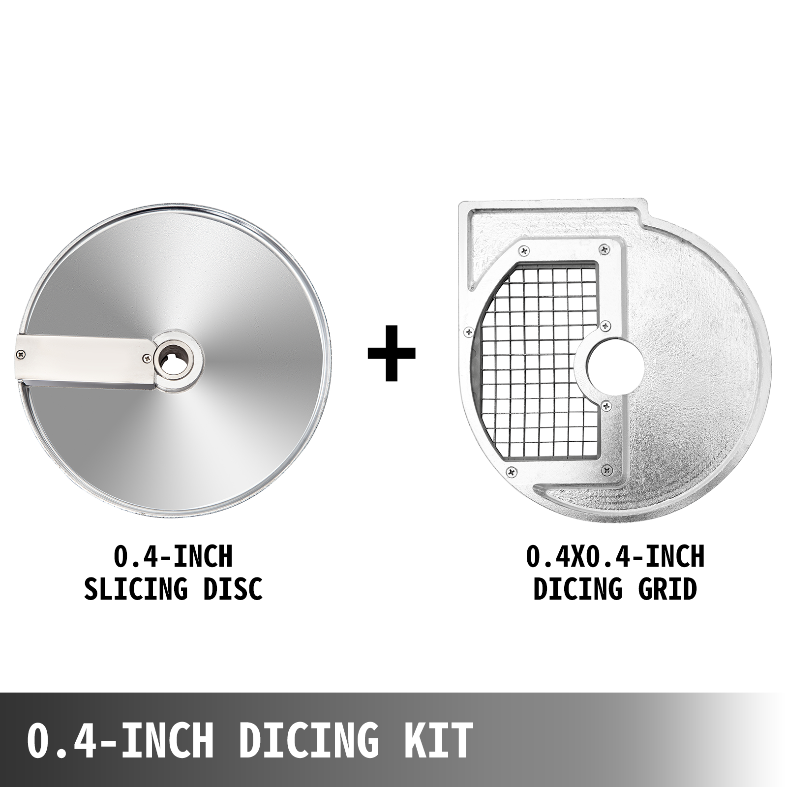 VEVOR Dicing Grid 0.4"x0.4" Dices, Vegetable Cutter Disc 420 Stainless ...