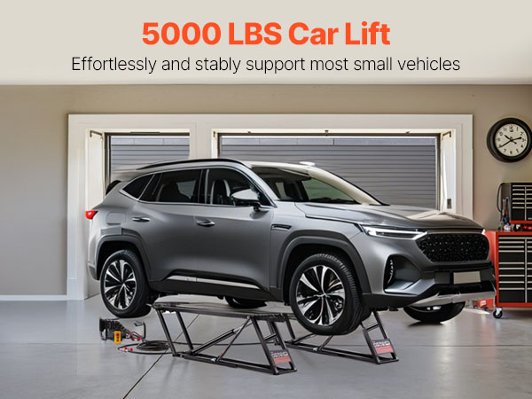 VEVOR 5000 lbs Car Lift Adjustable Car Lifts with Remote Control for ...