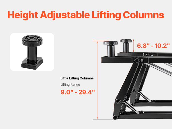 7000 lbs Car Lift Adjustable Car Lifts with Remote Control for Home ...