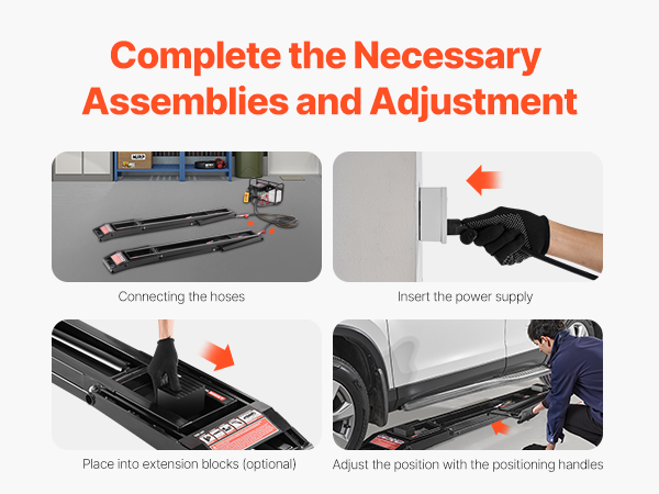 7000 lbs Car Lift Adjustable Car Lifts with Remote Control for Home ...