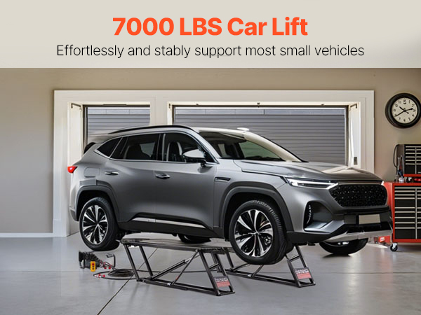 7000 lbs Car Lift Adjustable Car Lifts with Remote Control for Home ...